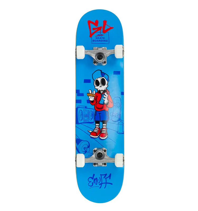 Blue Enuff Skully Complete Skateboard – Skate It Yourself